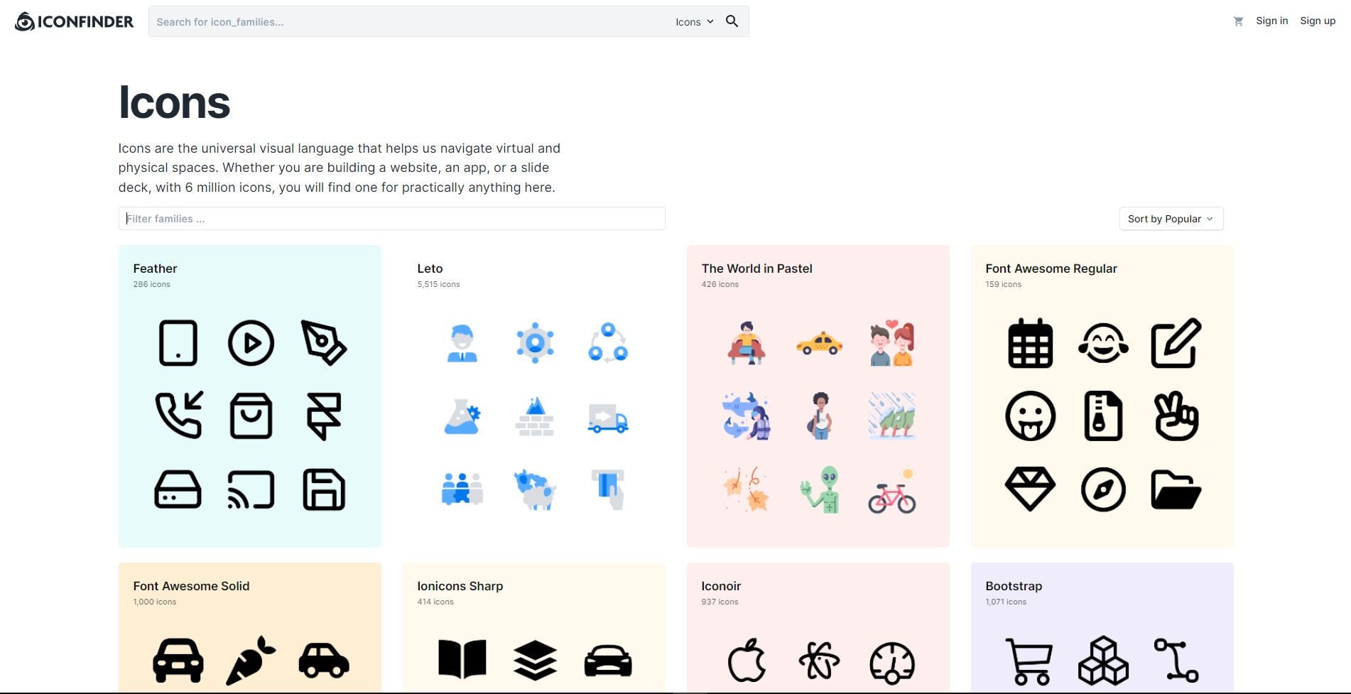 4 Website Tải Icon Miễn Phí Thường Dùng Trong Thiết Kế Đồ Họa